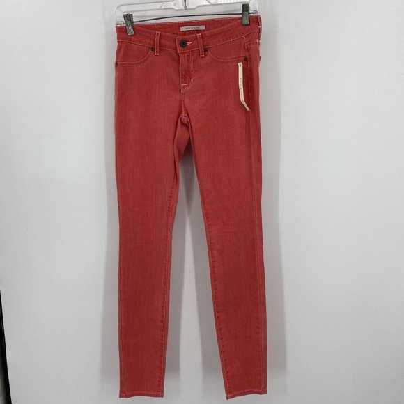 Rich & Skinny | Jeans | New Rich Skinny Bright Red Jeans 26 | Poshmark